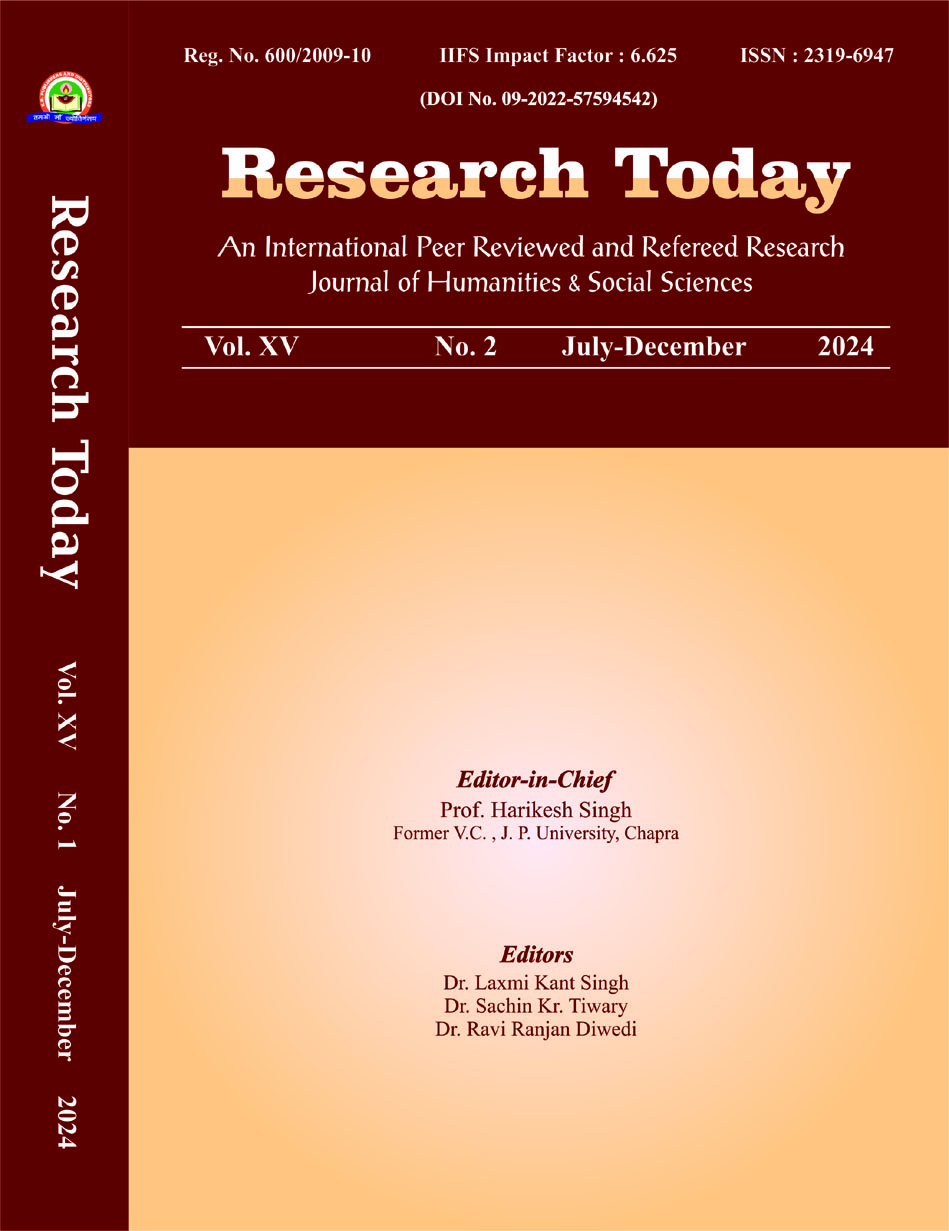 Research Today : An International Peer Reviewed & Refereed Research ...